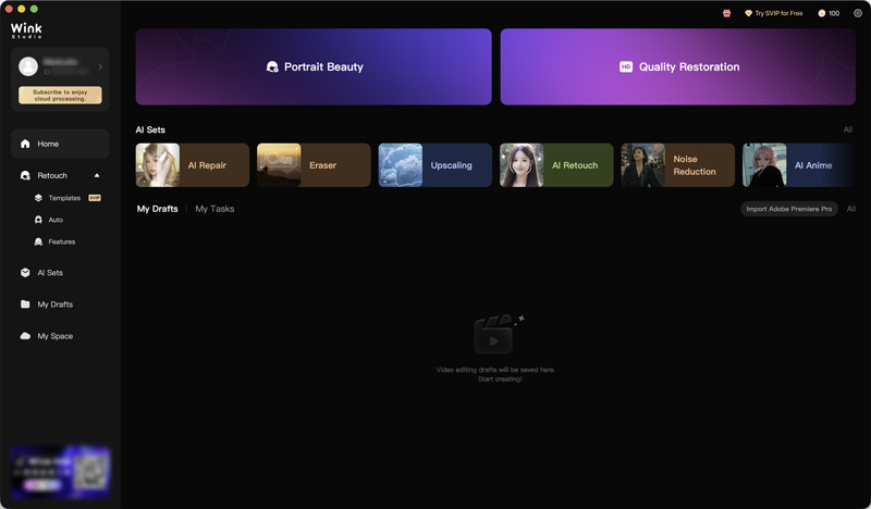 Wink – anmeldelse av verktøy for videoforbedring: fordeler, ulemper og ...